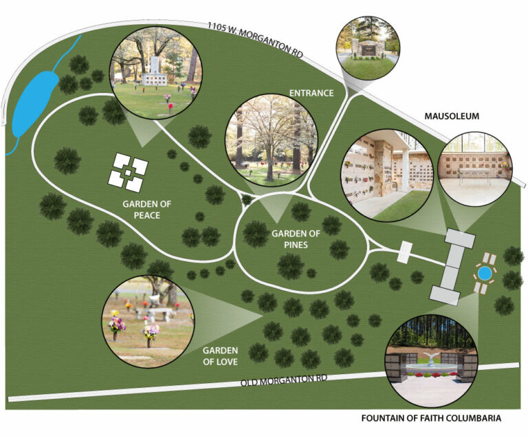 Cemetery Map - Pinelawn Memorial Park